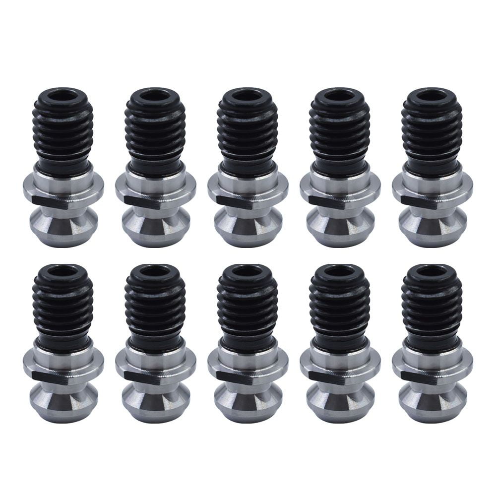 10Pcs CAT40 45° 0.740" Coolant Pull Stud Retention Knob for Mazak Fadal ...