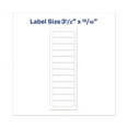 Dot Matrix Printer Mailing Labels, Pin-Fed Printers, 0.94 X 3.5, White ...