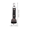 Luxshiny 4Pcs Outdoor Bear Bells for Hiking Camping and Cycling Multi ...