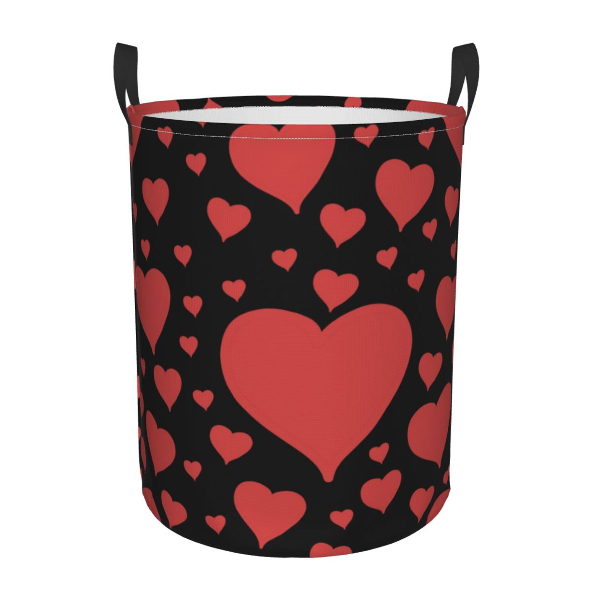 ZICANCN Poker Hearts Valentine Pink Laundry Basket Organizer , Dirty ...
