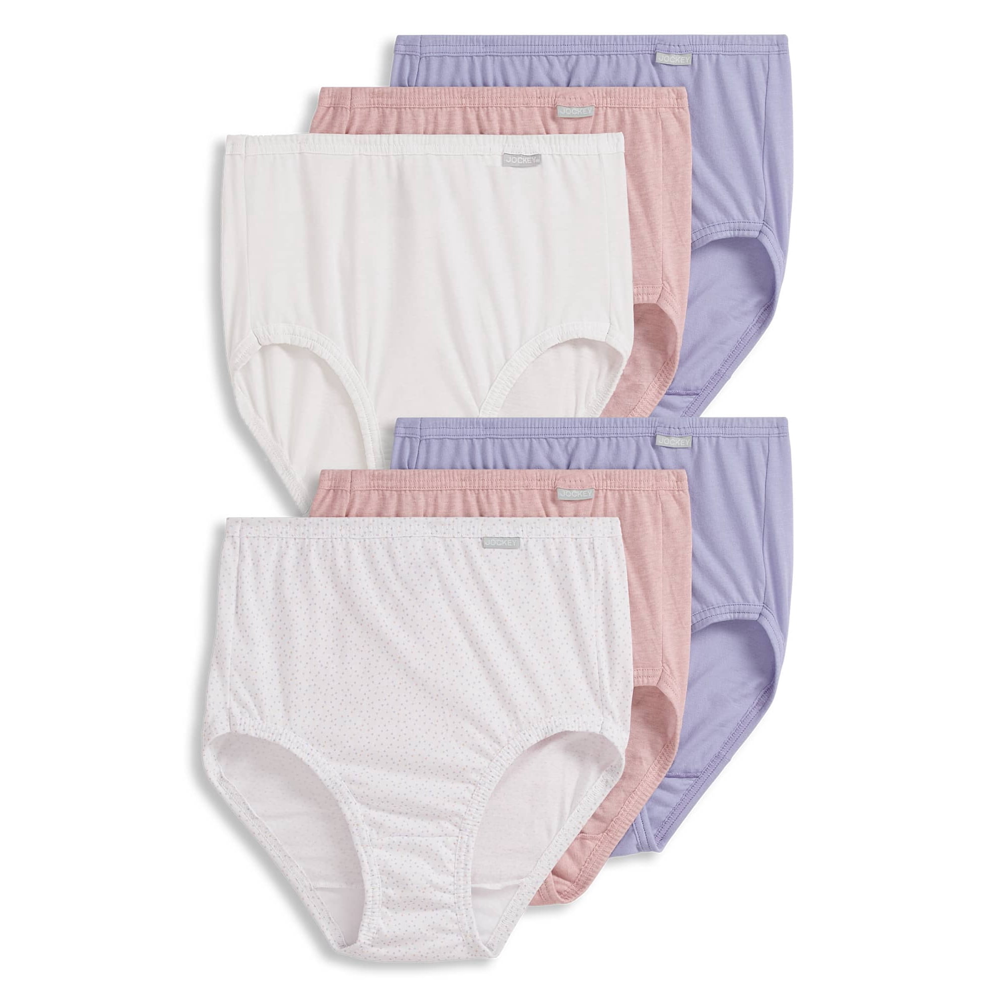 Jockey Plus Size Elance Brief - 6 Pack