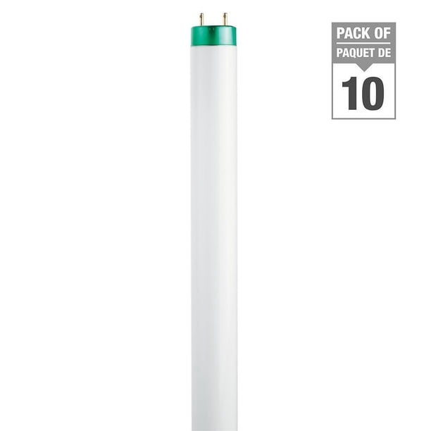Philips 32W Natural 48 inch T8 Fluorescent Light Bulb (10-pack ...