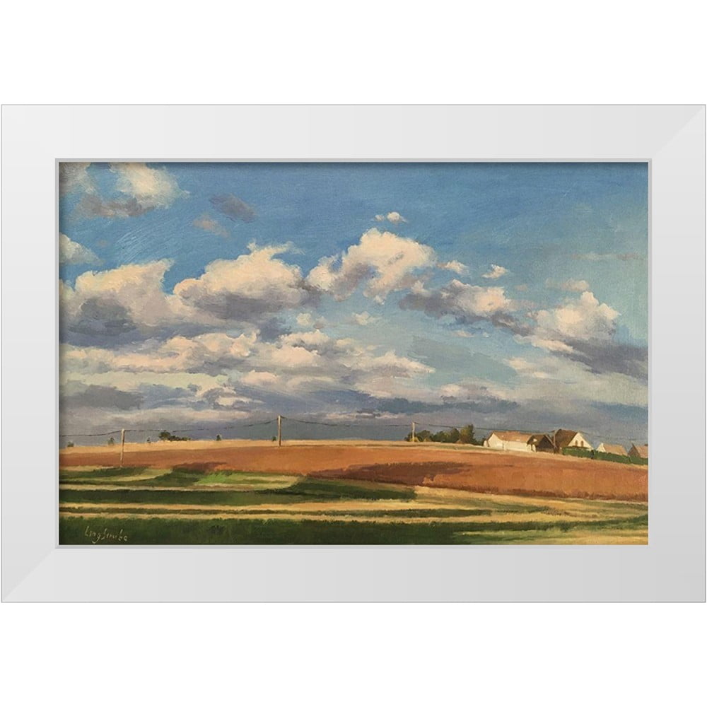 Stube, Ling 14x11 White Modern Wood Framed Museum Art Print Titled - A ...