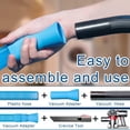 Dryer Vacuum Hose attachment Lint Kit-Flexible Hose for Deep Cleaning ...