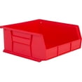 11" x 11" x 5" Stackable & Hangable Storage Bin (3 Pack), Red - Walmart.com