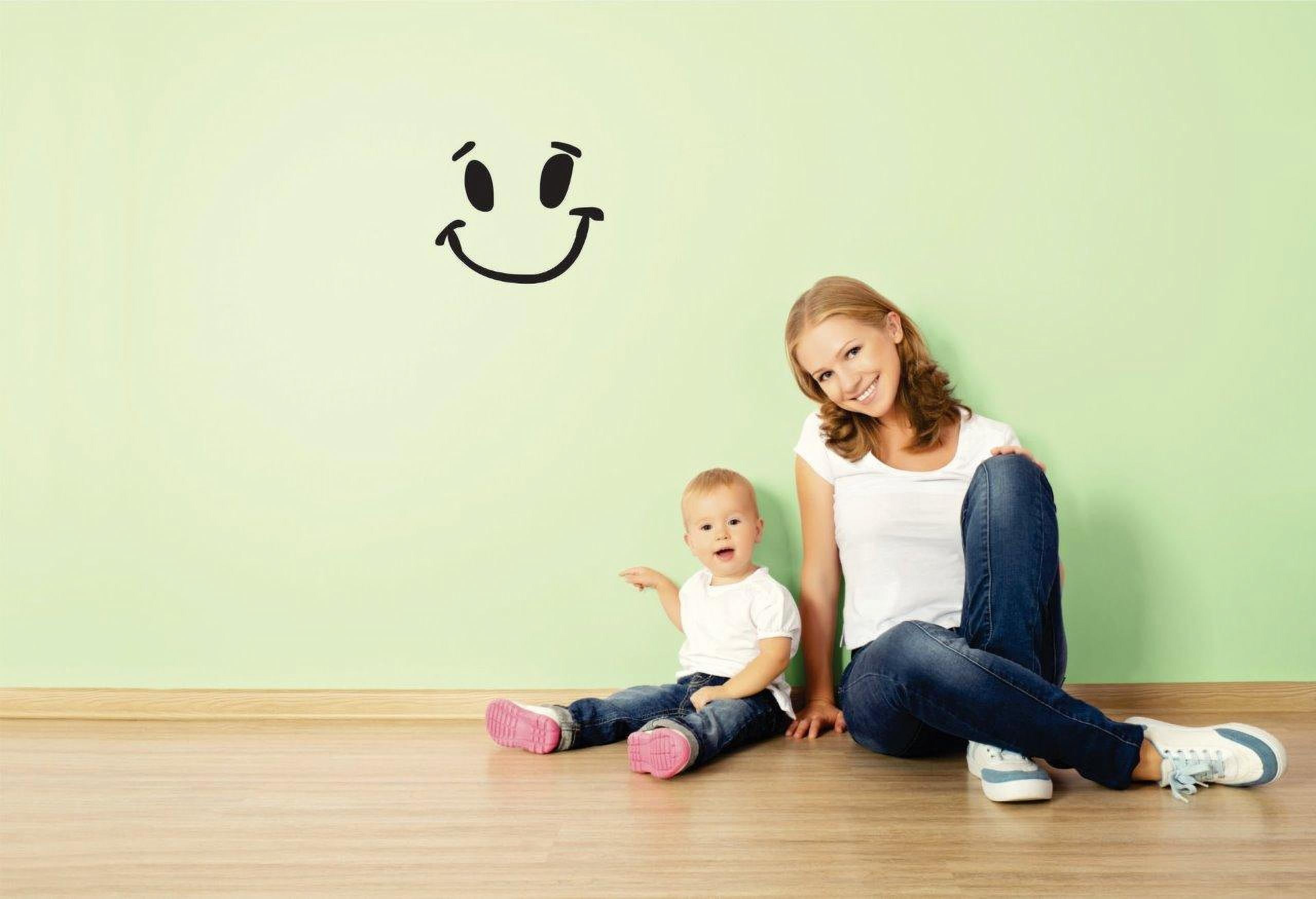 Decal - Peel & Stick Wall Sticker : Smiley Face Home Decor Picture Art ...