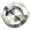 22" Round Stainless Steel Concave Comal Bola Taco Grill Pan Frying Wok ...
