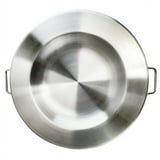 22" Round Stainless Steel Concave Comal Bola Taco Grill Pan Frying Wok ...