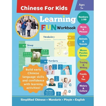 Fun Chinese Character Writing Practice Workbook for Kids: Basic ...