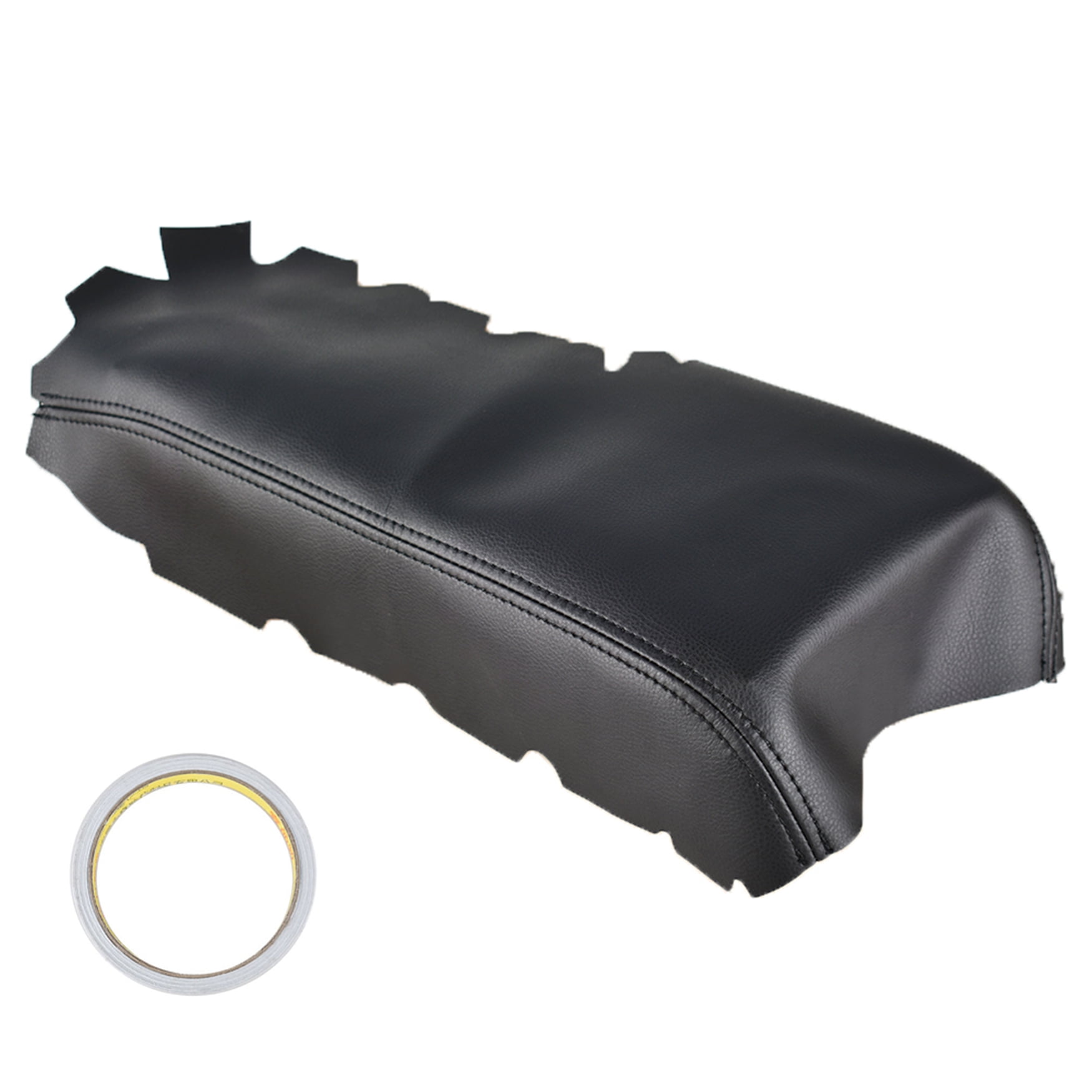 LABLT Leather Center Console Armrest Cover Skin Black Replacement for ...