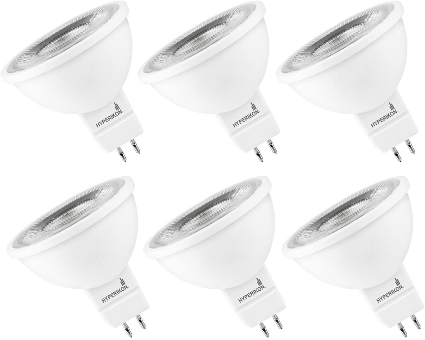 Hyperikon LED MR16 Light Bulb GU5 3 6W 40 50W Bi Pin Base Non Hyperikon LED MR16 Light Bulb GU5 3 6W 40 50W Bi Pin Base Non