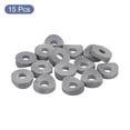 Uxcell 15Pack Plastic Round Washers, 8mm x 25mm x 5mm Grey PE Concave ...