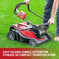 "POWERWORKS XB 40V 14"" Cordless Lawn Operated Electric Mower, 4Ah ...
