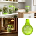 AOOOWER Set Of 6 Plastic Mason Jar Covers Colorful Option For Storage ...