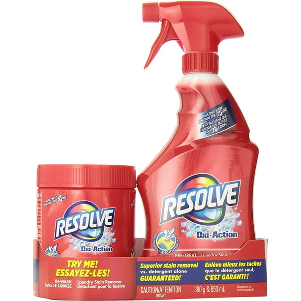 Resolve Oxi-action Stain Removal Regimen Pack, 22 - Ounce. - Walmart.ca