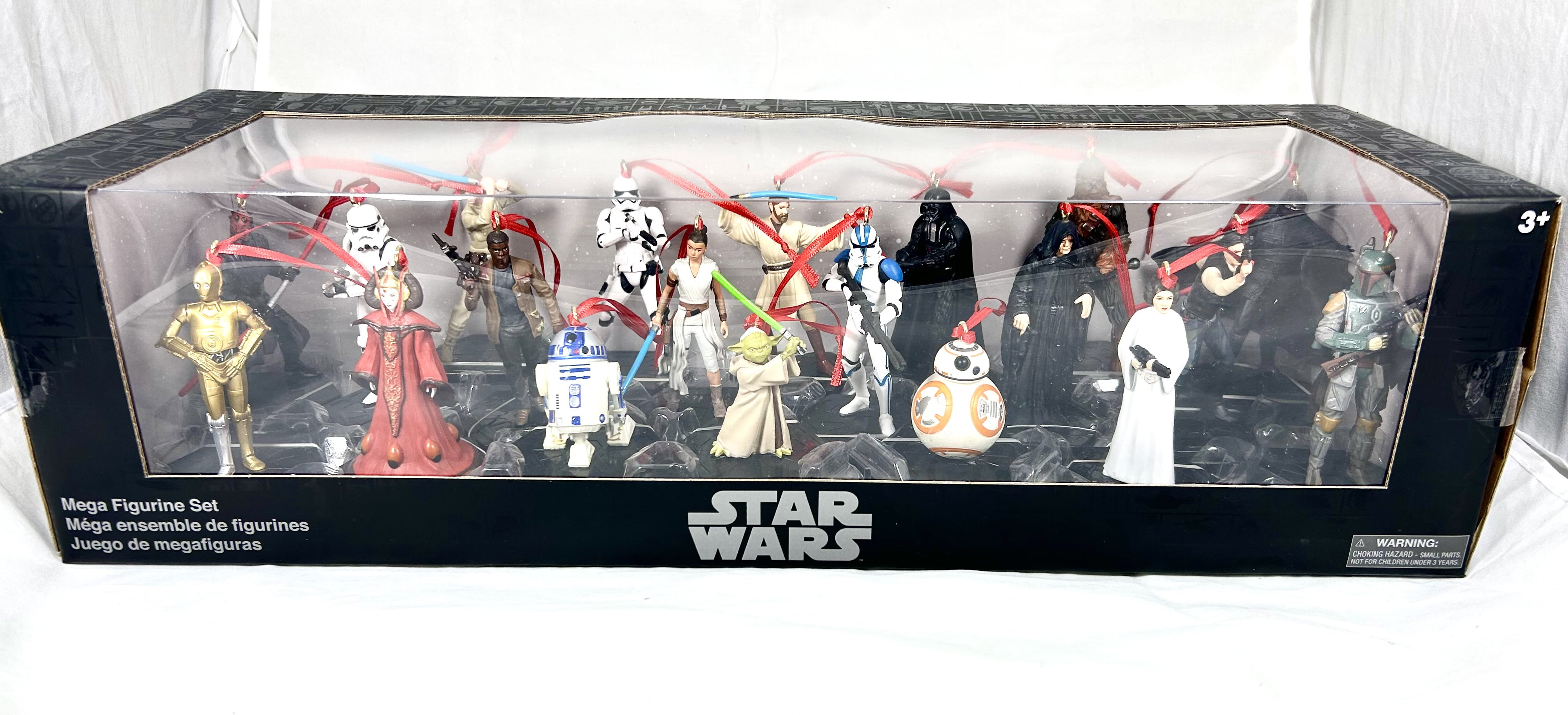 Disney Star Wars 20pc Custom Christmas Ornaments Vader R2-D2 Maul ...