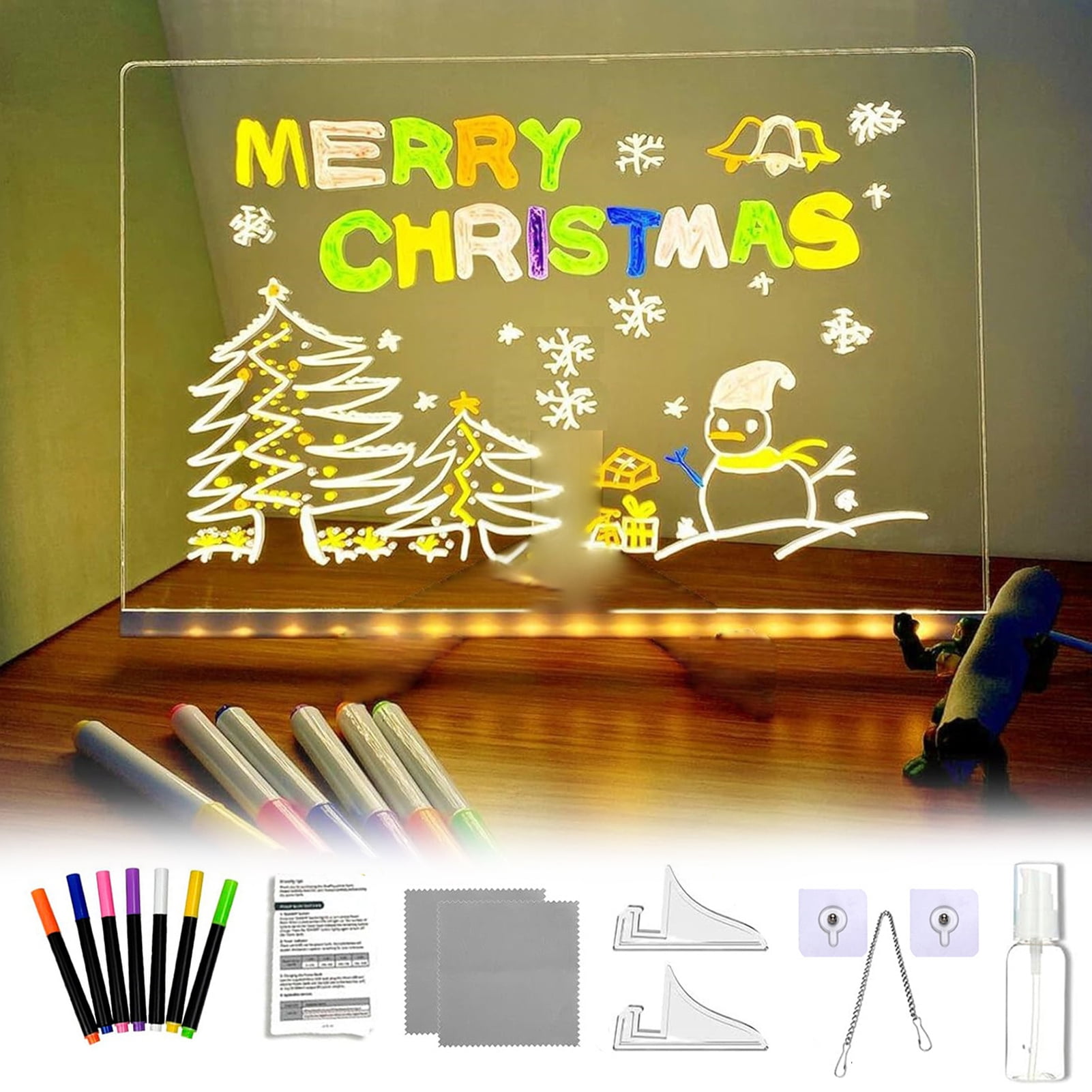 Click here for Enjoywould Kids Led Drawing Board With Stand Marke... prices