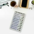 Dcbeduff Portable Memo Plastic Board, White Daily Affairs Checklist Board, for Home or RV Use ...
