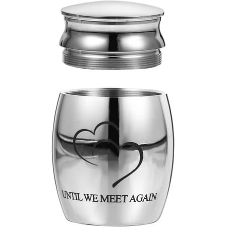 IGUOHAO Pet Ashes Jars Small Stainless Steel Decorative Memorial ...