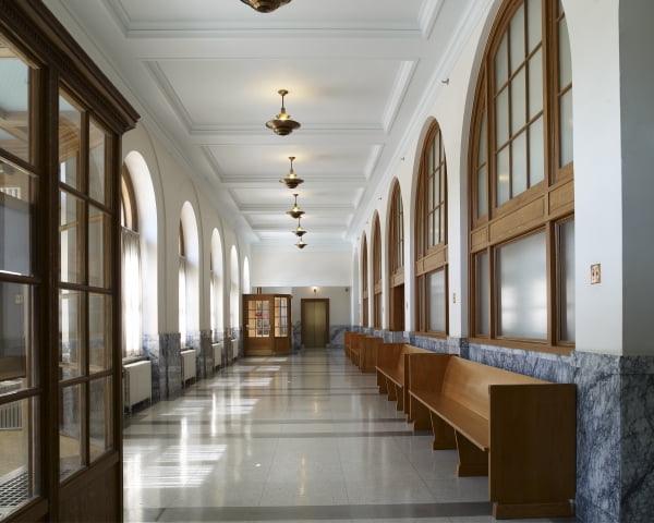Print: Interior Lobby, William O. Douglas Federal Building And U.S ...