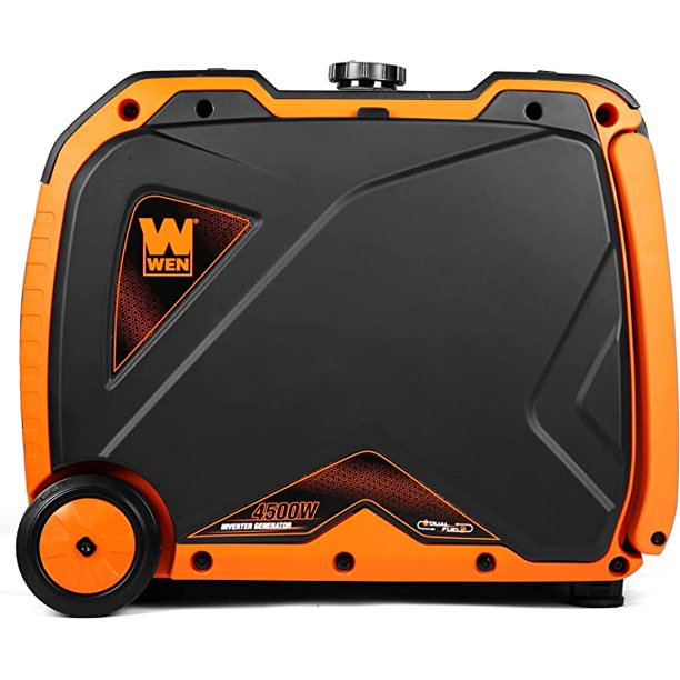 WEN Super Quiet 4500-Watt Remote Electric Start Dual Fuel RV-Ready ...