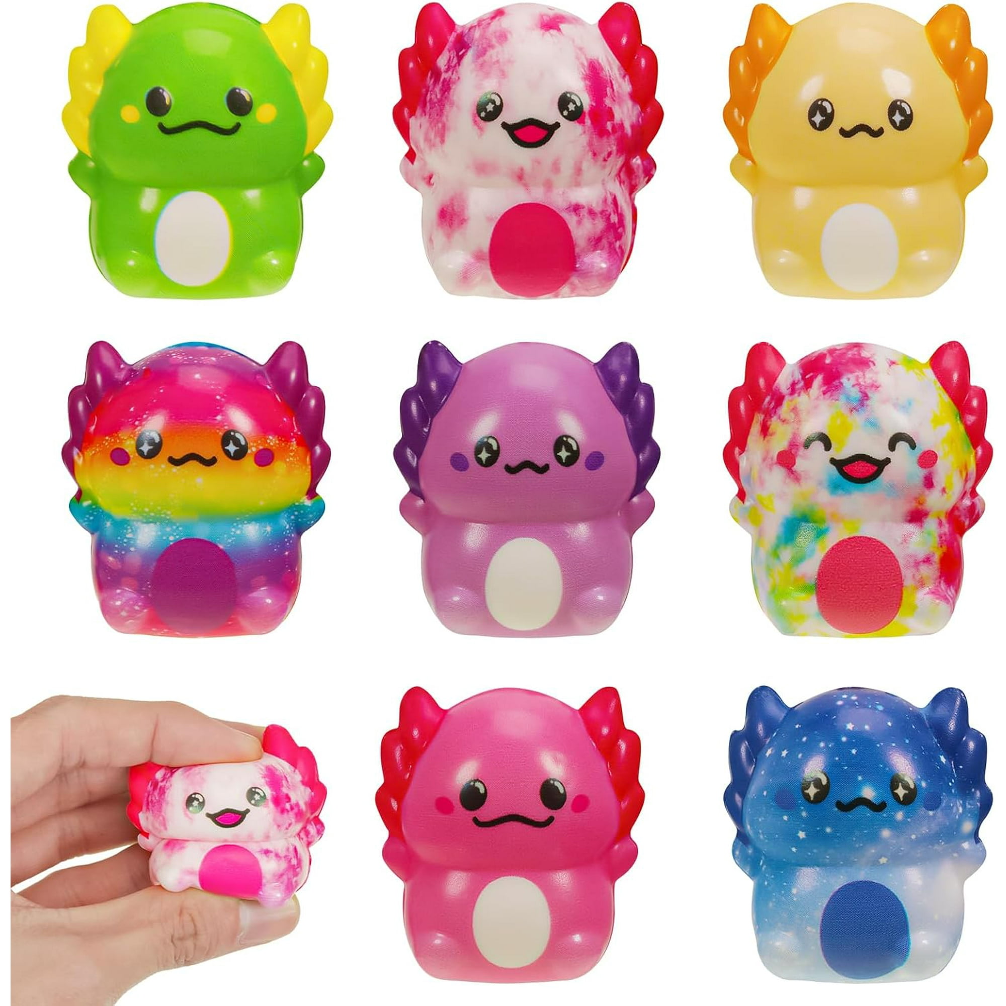 Click here for Unbranded 8-Piece Axolotl Squishy Toy Set - Stress... prices