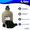 Rx Clear Radiant 24" Pool Sand Filter & .90 THP Mighty Niagara Flow ...