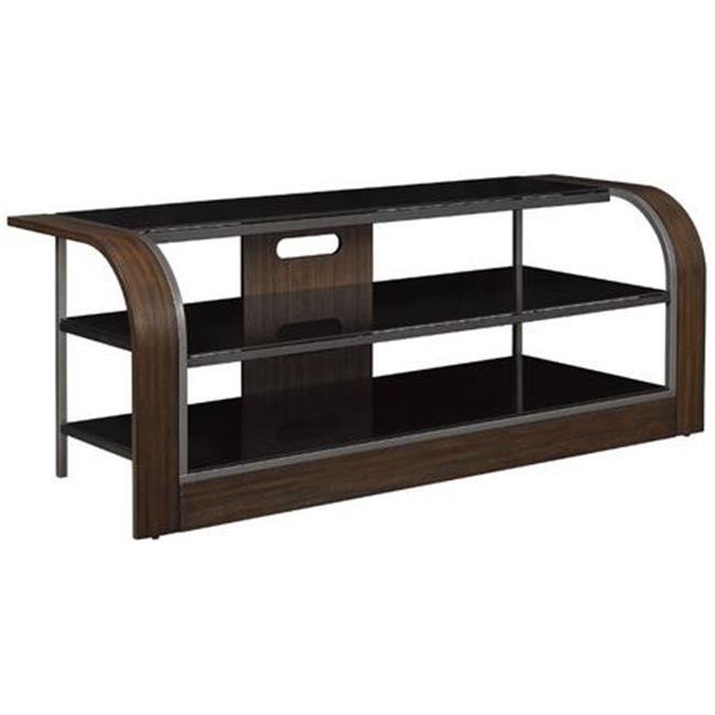 Twin-Star International TC656392H371 65 in. TV Stand with 2 Black ...