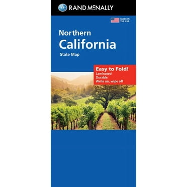 Rand mcnally los angeles & san diego, california regional map - folded ...