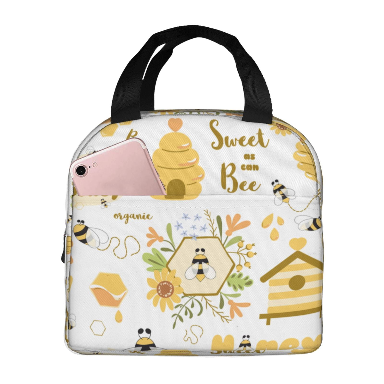 Click here for Xecao Farm Bee Cute Honey Pattern Lunch Bag For Wo... prices