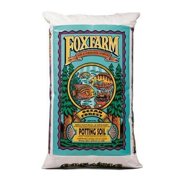 FoxFarm Nutrient-Rich Indoor Planting Mix, Ocean Forest Organic Potting ...