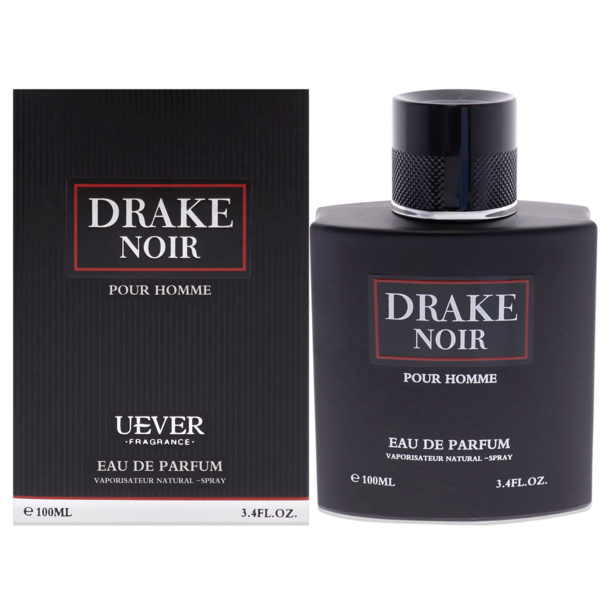 Uever Aerosol EDP Drake Noir Pour Homme 3.4 oz Uever Uever Aerosol EDP ...