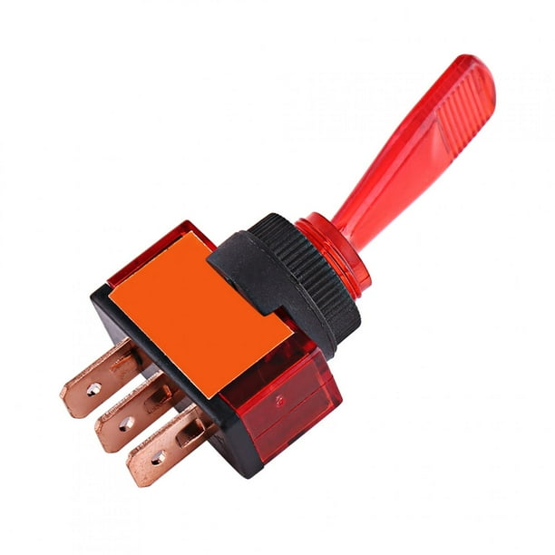 Toggle Switch, Red Green Blue Orange SPST LED Indicator 4PCS/Set 12V ...
