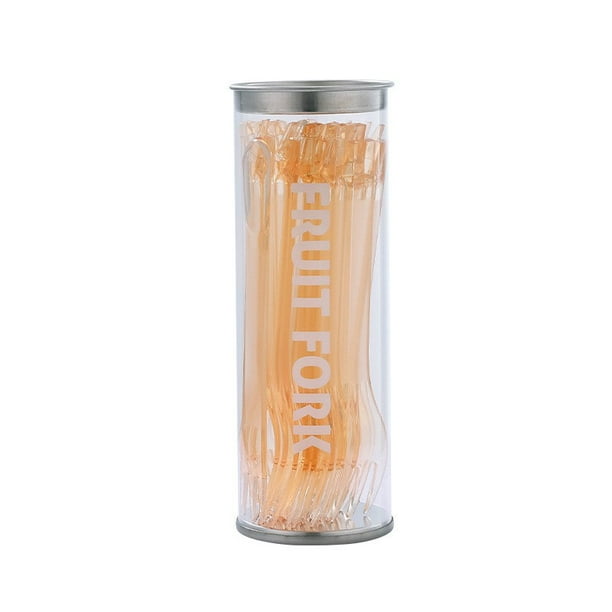 Agiferg 2-in-1 Fruit Fork Detachable Clip Two In One Fruit Fork Detachable Cake Scald Clip ...