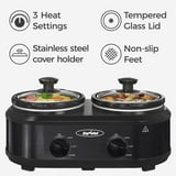 Free Shipping! Royalcraft Double Slow Cooker,2 Pot Small Mini Crock ...