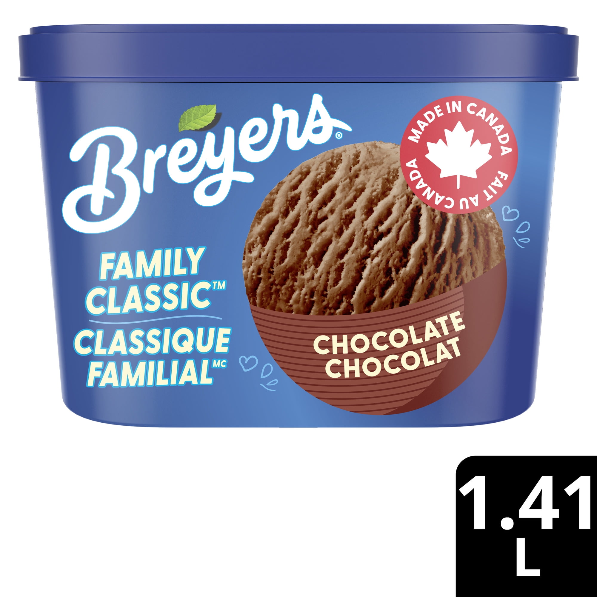 Click here for Breyers Chocolate Frozen Dessert 1.41l prices