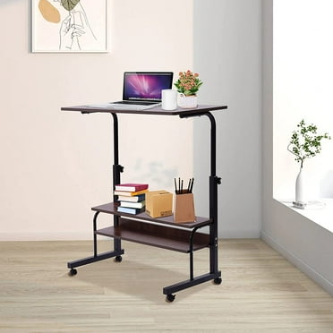Ktaxon Laptop Table Adjustable Height Standing Computer Desk Portable ...