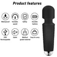 Personal Massager Handheld And Powerful Pulsating Body Recovery Relax Massager Women Back