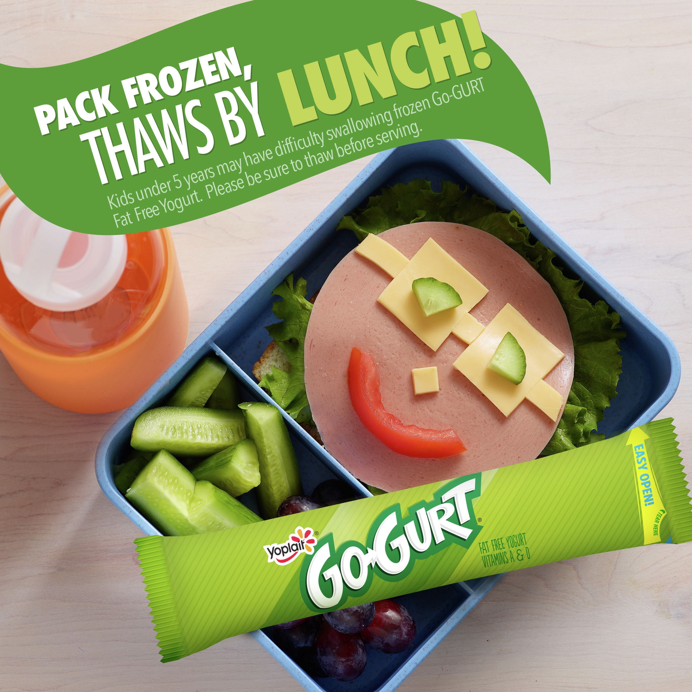 Buy Go-GURT SpongeBob SquarePants Strawberry Splash and Cool Cotton ...