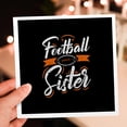 3drose, Football Sister Beautiful Text and a Ball, Brown, White, Black ...