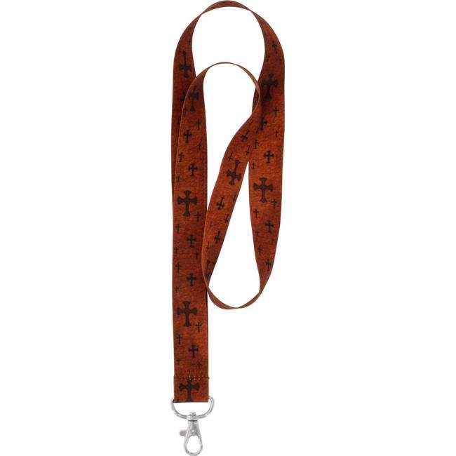 Brown Cross Lanyard - 6 Piece - Walmart.com