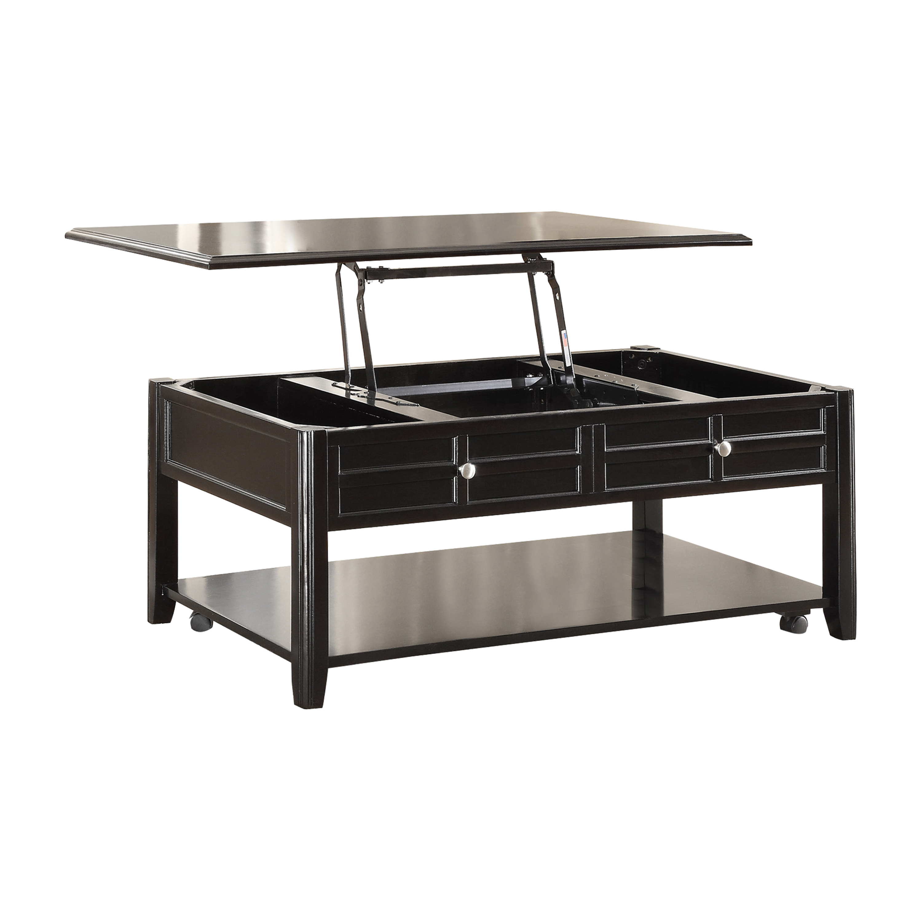 Carrier Cocktail Table with Lift-Top on Casters - Walmart.com