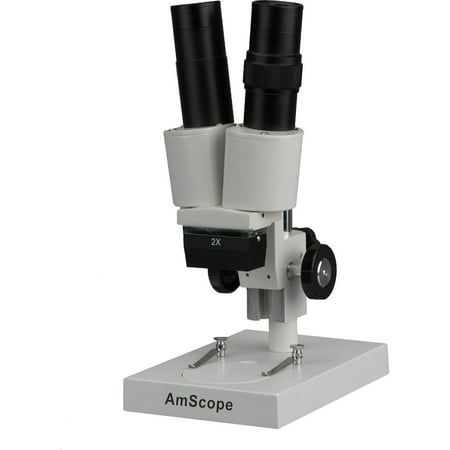 AmScope SE104-PX Portable Binocular Stereo Microscope, WF5x and WF10X ...