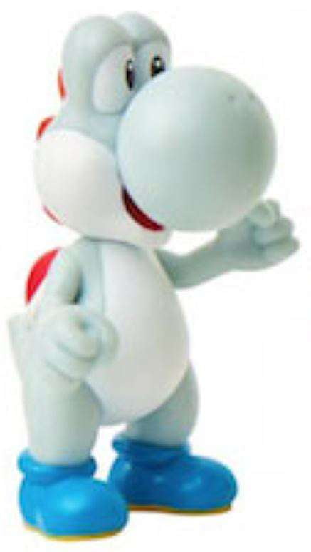 Nintendo Super Mario Grey Yoshi Mini Figure (No Packaging) - Walmart.com