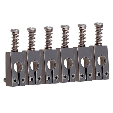 6pcs Guitar Rollers Saddle Bridge String Saddles For Electric Guitar ...