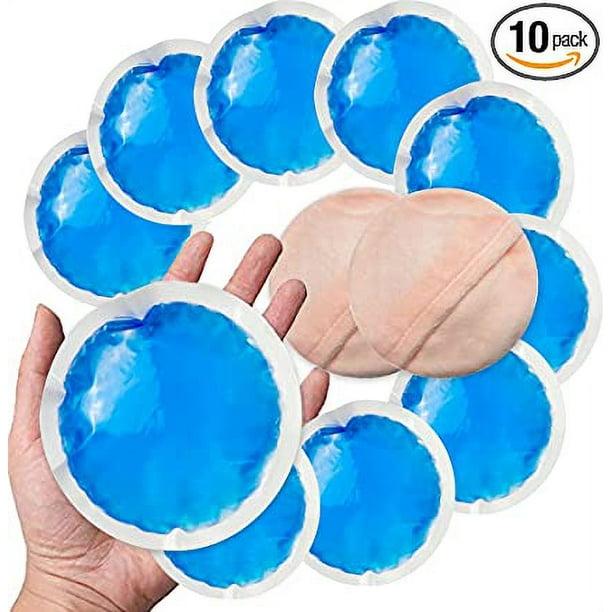 Zshan Ice Gel Bag 10 Packs, Reusable Ice Pack Hot Cold Compress for ...