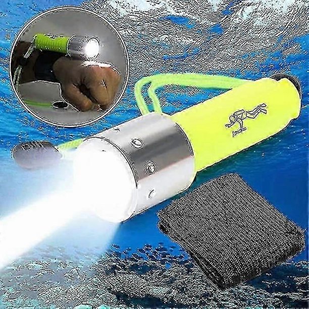 Portable 6000 Lumen Diving Torch Underwater 50 Metre Torch Rechargeable ...