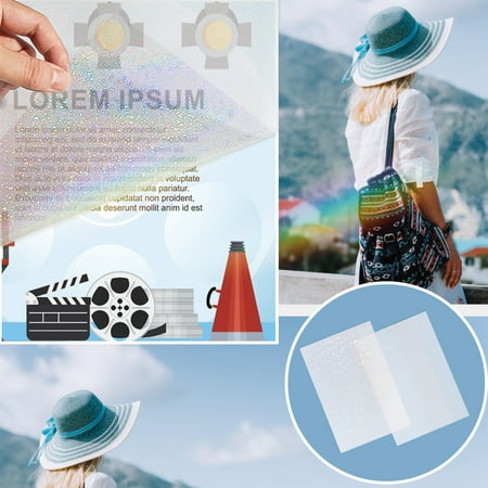 Pack of 36 Lamination Paper Clear Home Business Card Laminating Film ...