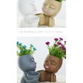 Face Planter Pot, Moyeeka Double Flower Pots in One - Face Flower Pots ...