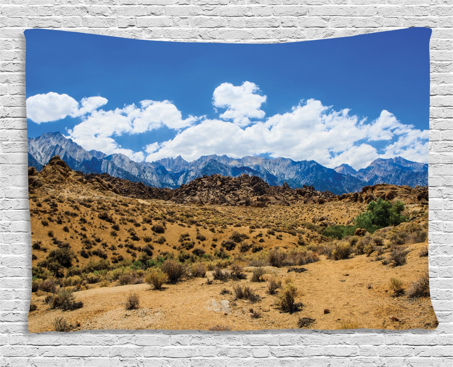 Alabama Tapestry, Landscape of Barren Lands of Nevada Mountains with ...